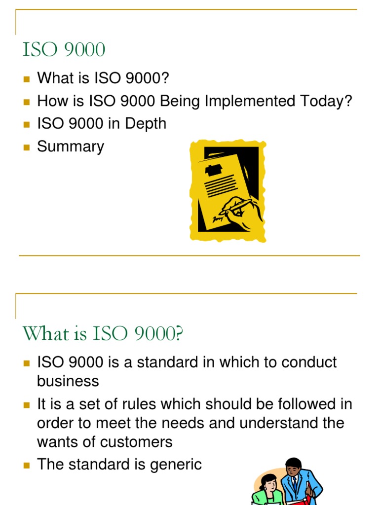 Understanding ISO 9000 Standards | PDF | Business | Finance & Money ...