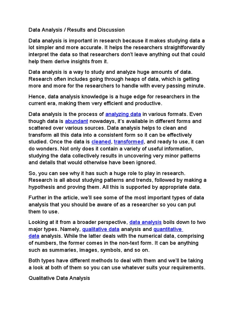 A Comprehensive Guide to Qualitative and Quantitative Data Analysis ...