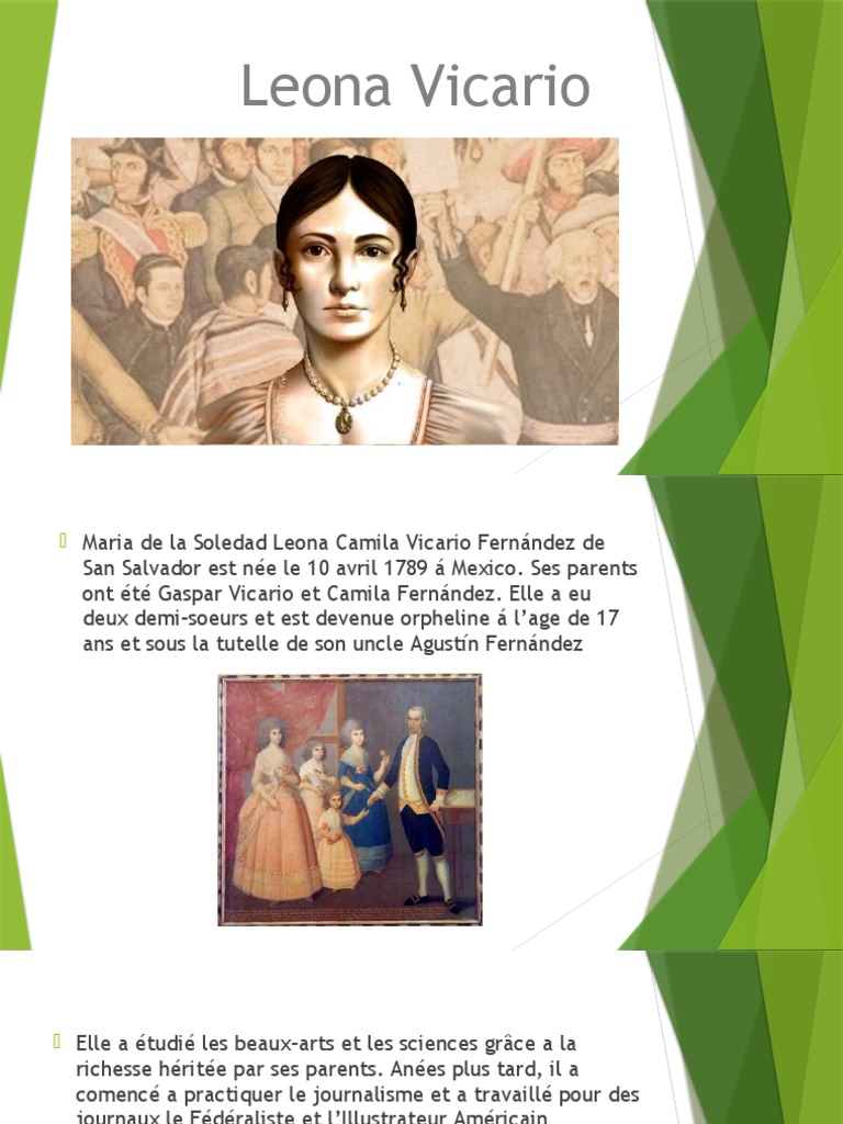 Leona Vicario : Héroïne de l'Indépendance Mexicaine | PDF | Histoire