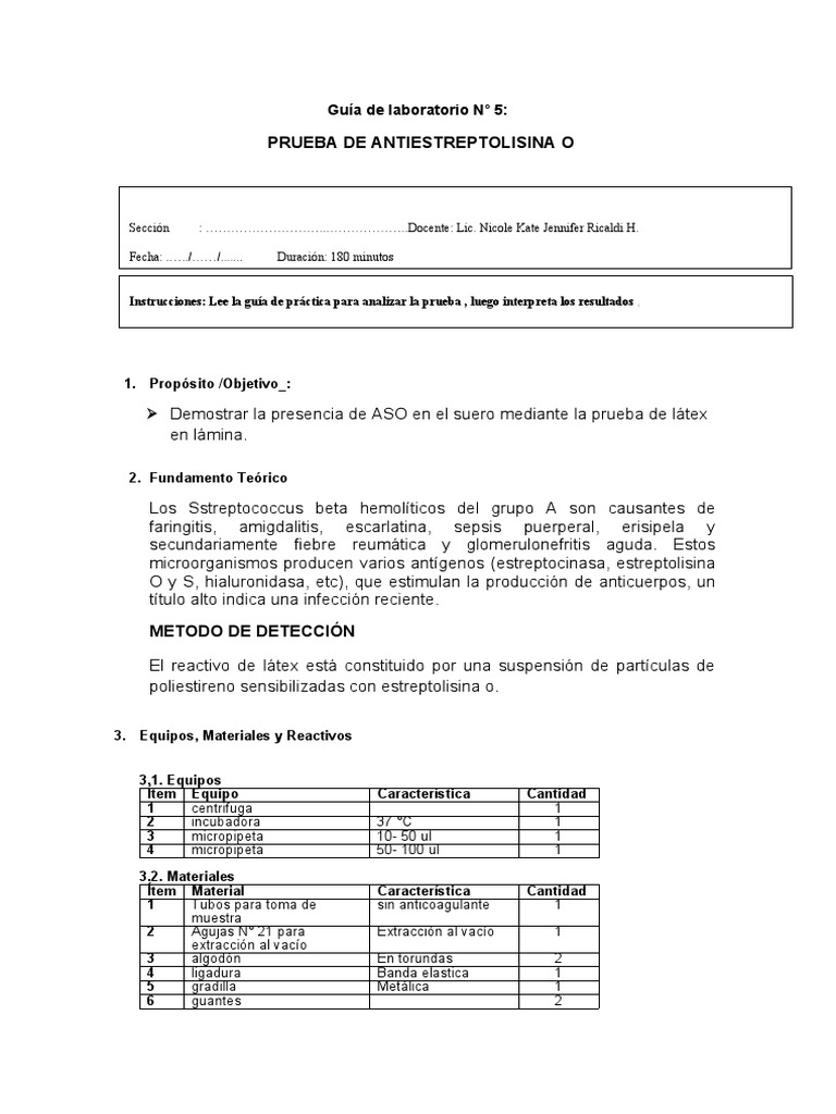 ASO Práctica | PDF | Especialidades Medicas | Medicina CLINICA