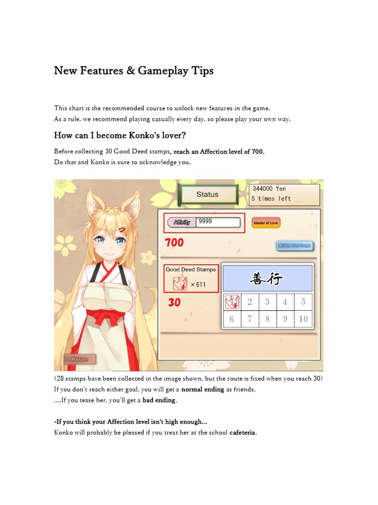 New Features & Gameplay Tips | PDF