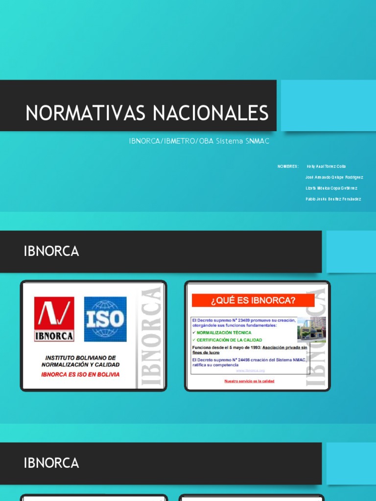 Normativas Nacionales | PDF | Calibración | Metrología