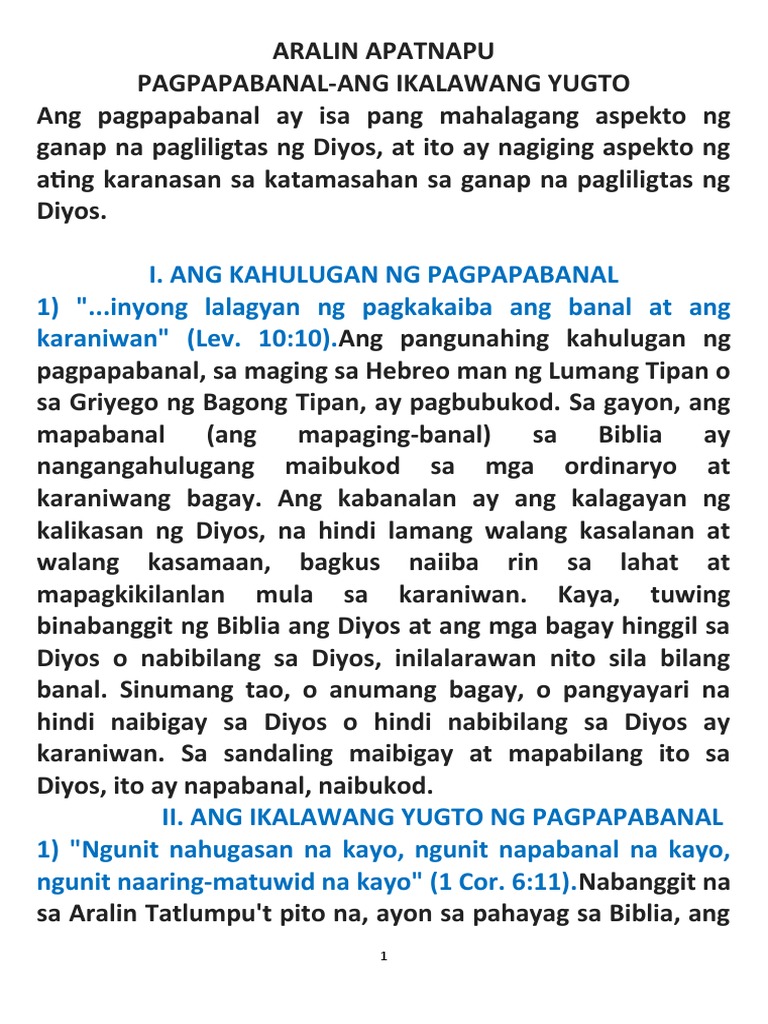 Aralin Apatnapu | PDF