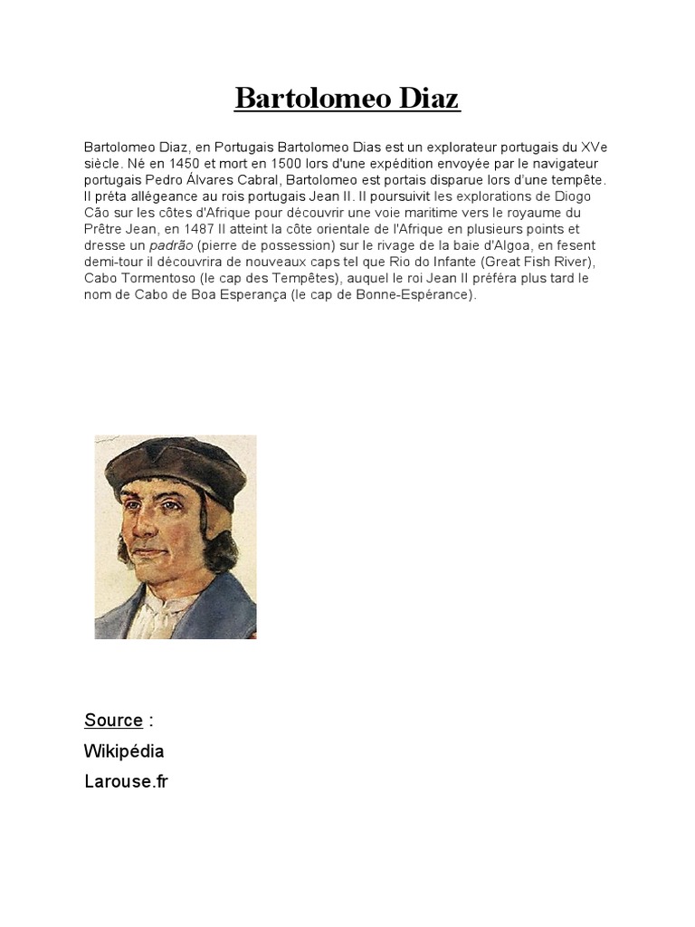 Bartolomeu Dias | PDF