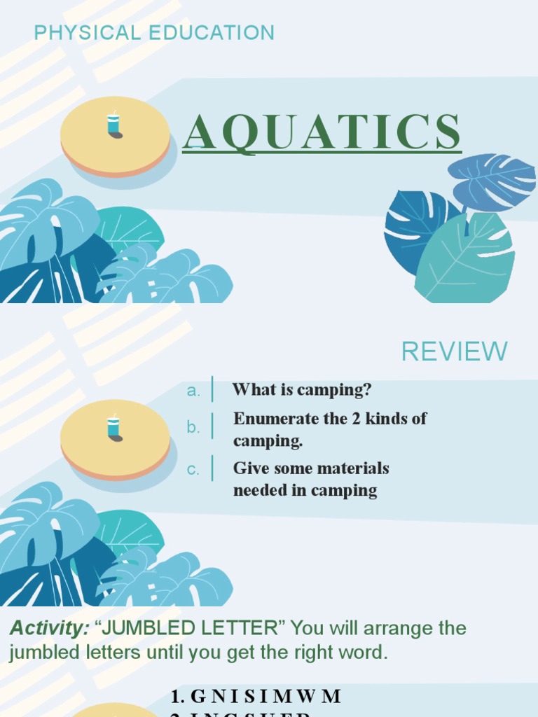 Benefits of Aquatic Activities: An In-Depth Look at Physical Education ...