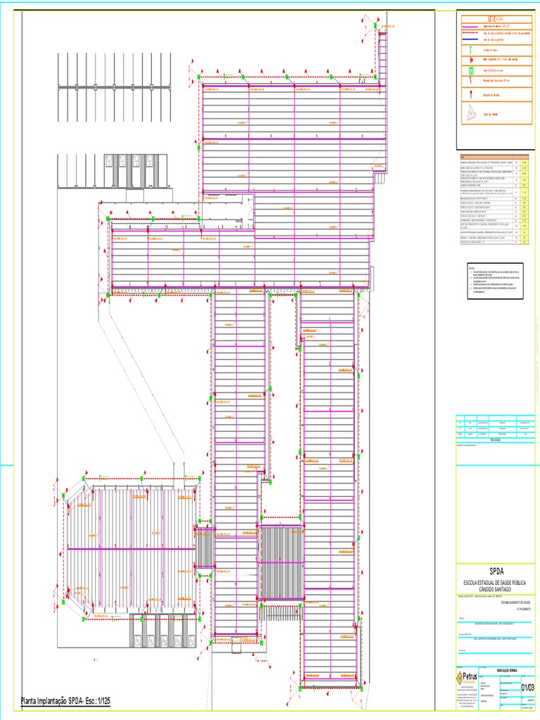 19 Projeto SPDA | PDF | Setor secundário da economia | Engenharia Civil