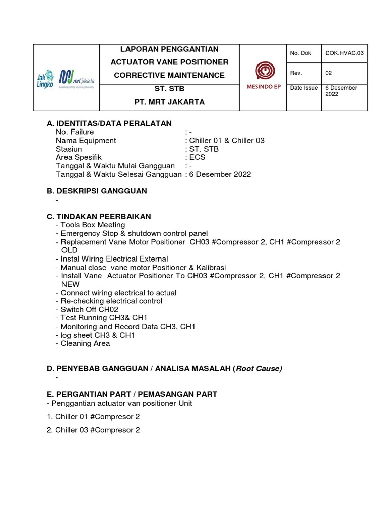 No. Dok DOK - HVAC.03 | PDF