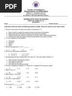 Grade 6 Numeracy Test | PDF | Science | Mathematics