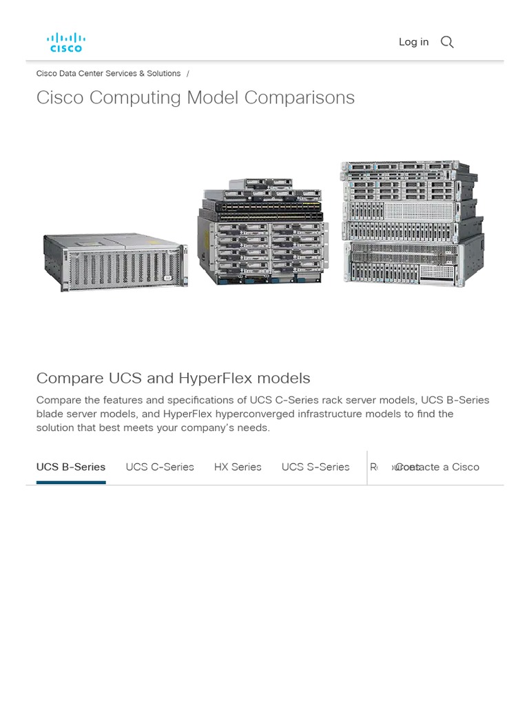 Data Center - Cisco Computing Model Comparisons | PDF | Intel ...