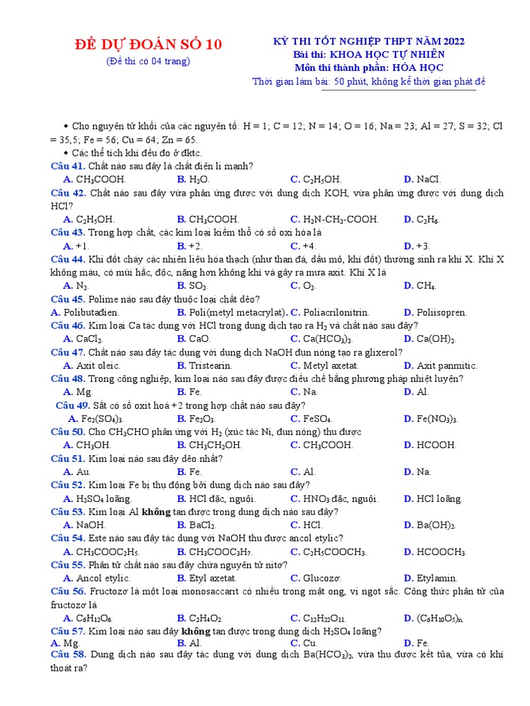 de Du Doan So 10.TTB | PDF