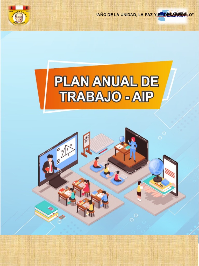 Plan de Trabajo Aip 2023 Pip | PDF | Enseñando | Tecnología de información y comunicaciones