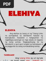 Ang Tulang Liriko at Mga Uri Nito | PDF