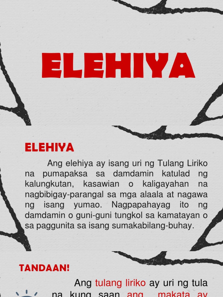 Elehiya | PDF