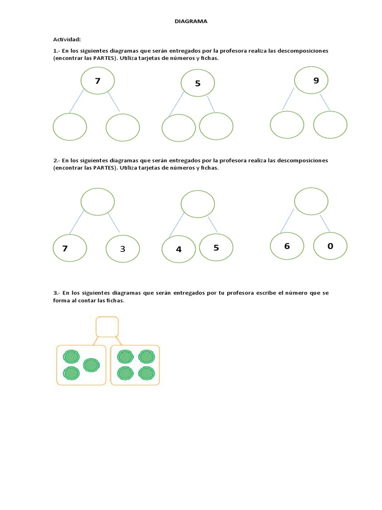 Guia Composicion y Descomposicion de Numeros | PDF