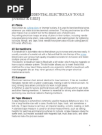 Electrical Wiring Material List With Pictures | PDF | Electrical ...