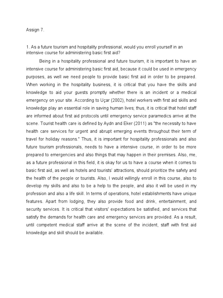 Assign 7-140 | PDF | First Aid | Emergency