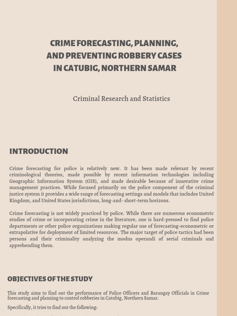 Crime Forecasting | PDF | Crimes | Crime & Violence Crime Forecasting | PDF | Crimes | Crime & Violence