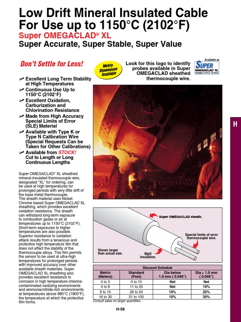 Super Omegaclad XL | PDF | Thermocouple | Building Engineering
