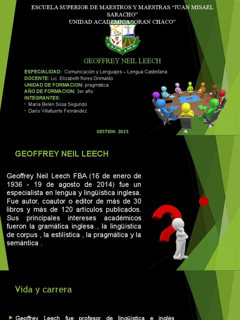 Geoffrey Neil Leech | PDF | Gramática | Lingüística