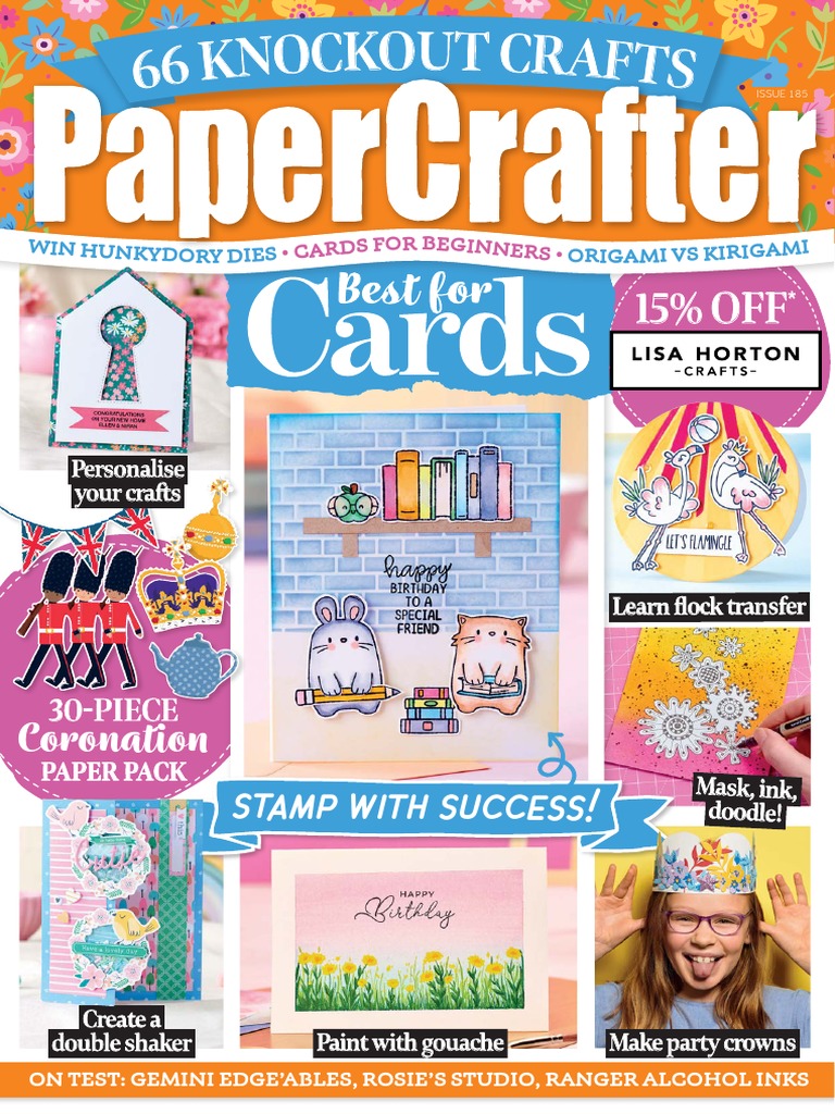 Paper Crafter Issue 185 March 2023 | PDF | Paint | Watercolor Painting