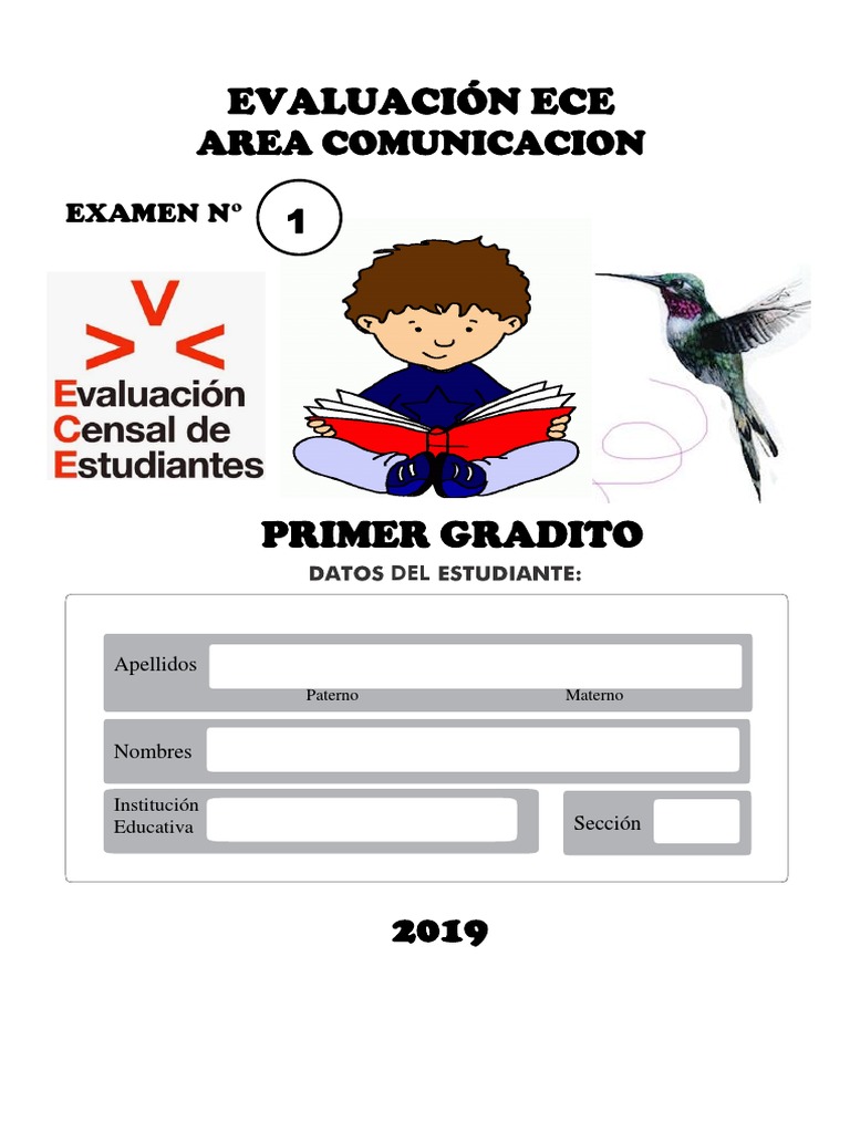 Para Imprimir ECE 1° COMUNICACIÓN Y MATEMÁTICA | PDF | El patito feo | Aves