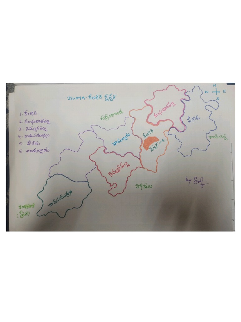 DWMA Kalikiri Cluster Map 2023-24 | PDF