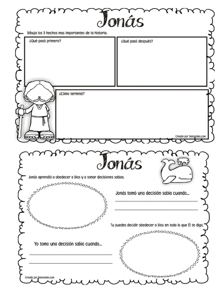 Ficha Jonás y El Gran Pez | PDF