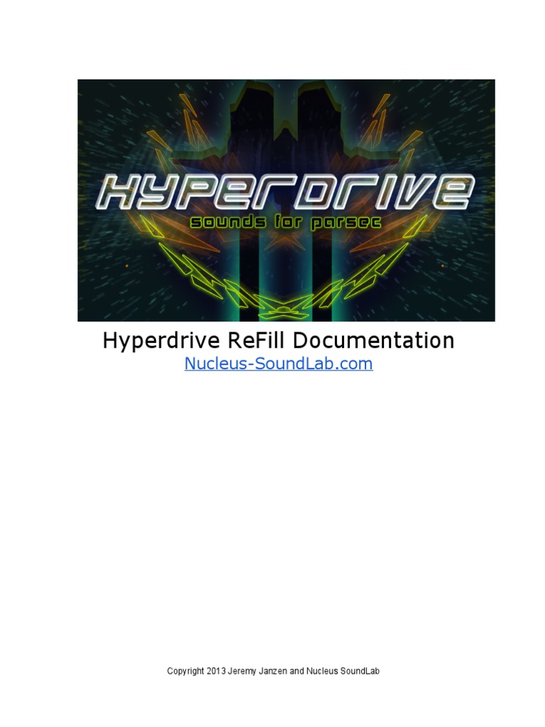 Hyperdrive ReFill Documentation | PDF | Computing | Computer Architecture