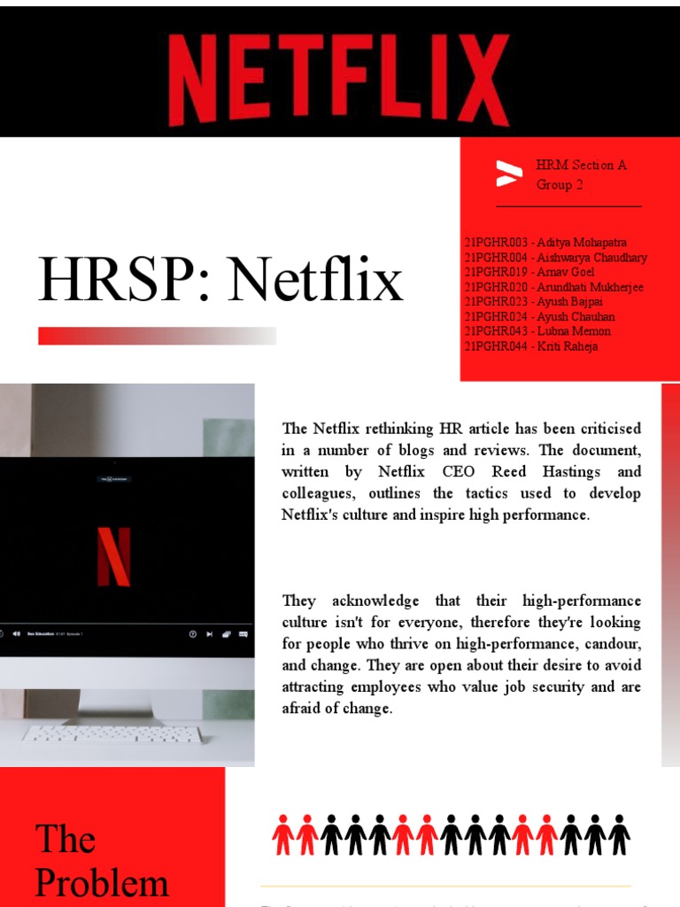 HRSP: Netflix: HRM Section A Group 2 | Download Free PDF | Compensation And Benefits | Employment