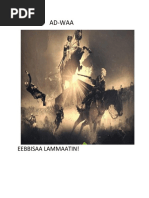 Jecha Beektotaa Addunyaa | PDF