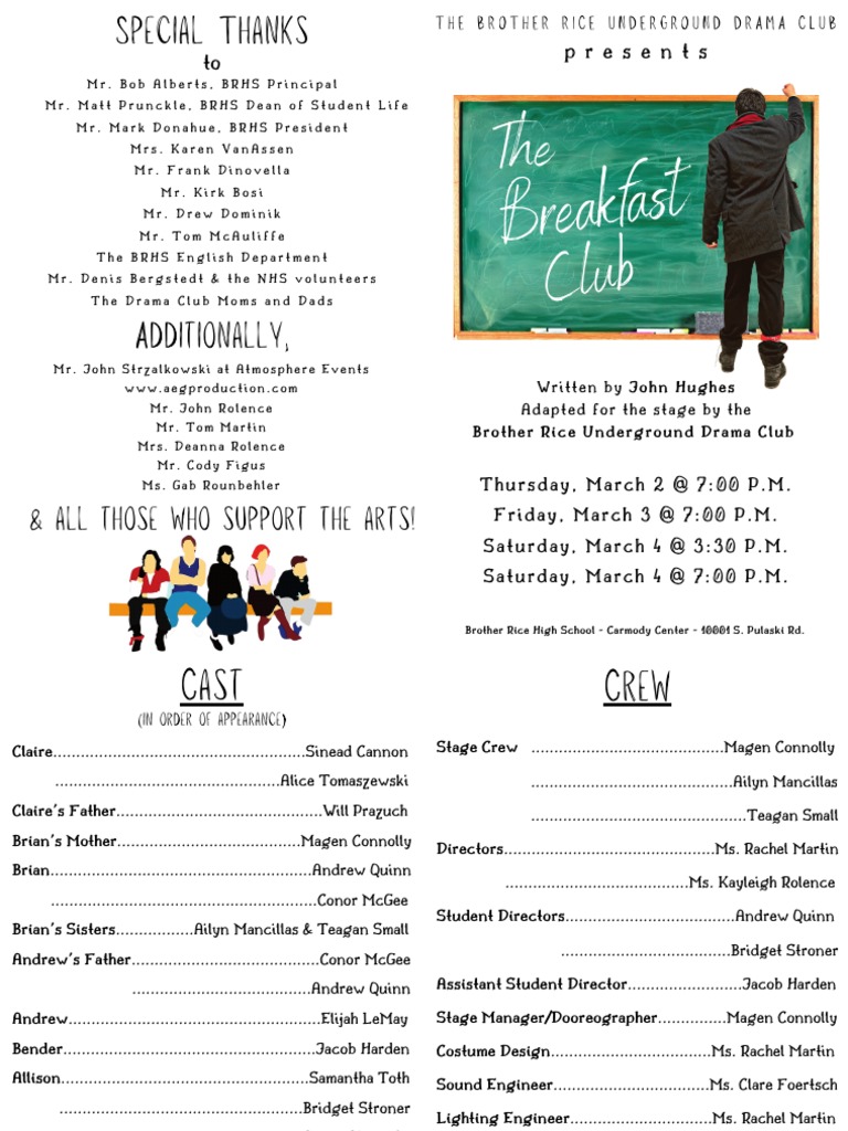 Breakfast Club Program Final | PDF