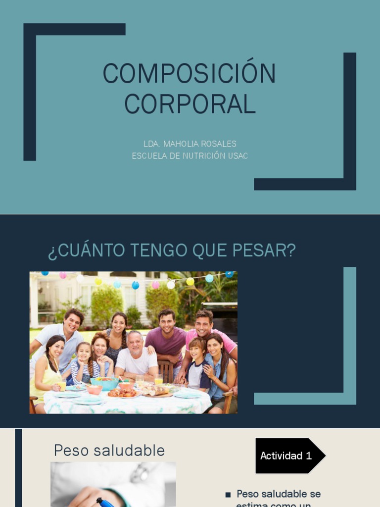 Presentación 5-Composición Corporal | PDF