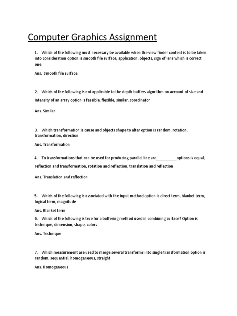 Computer Graphics | PDF | Computer Graphics | Pixel