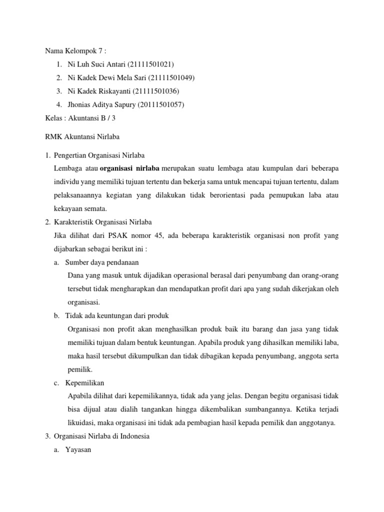 RMK AKUNTANSI NIRLABA | PDF