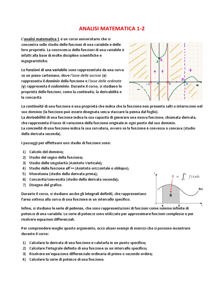 Analisi Matematica 1-2 | PDF