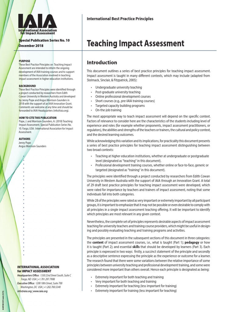 1 - SP10 Teaching IA - 2 | PDF | Educational Assessment | Learning