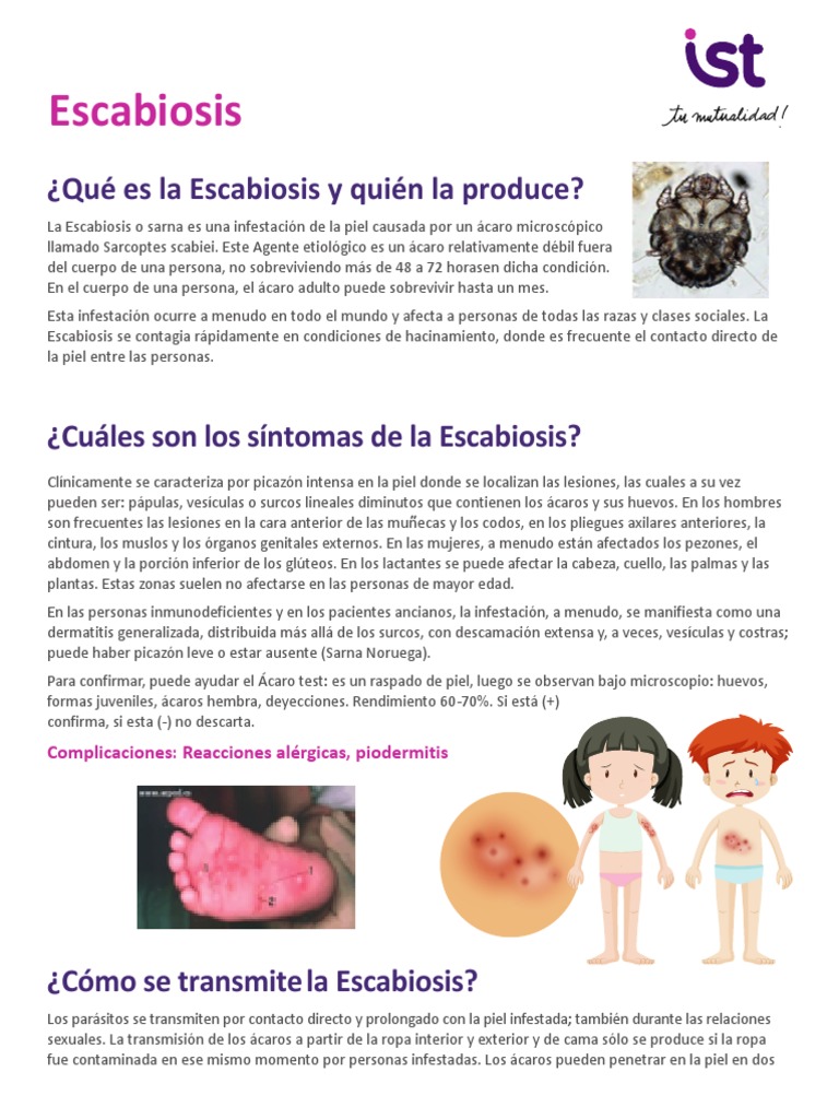 Escabiosis V2 | PDF | Especialidades Medicas | Medicina CLINICA