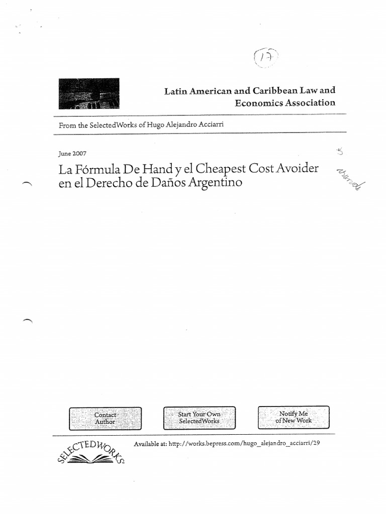 La fórmula de Hand | PDF