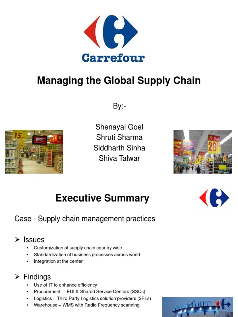 Carrefour | Download Free PDF | Supply Chain | Enterprise Resource Planning
