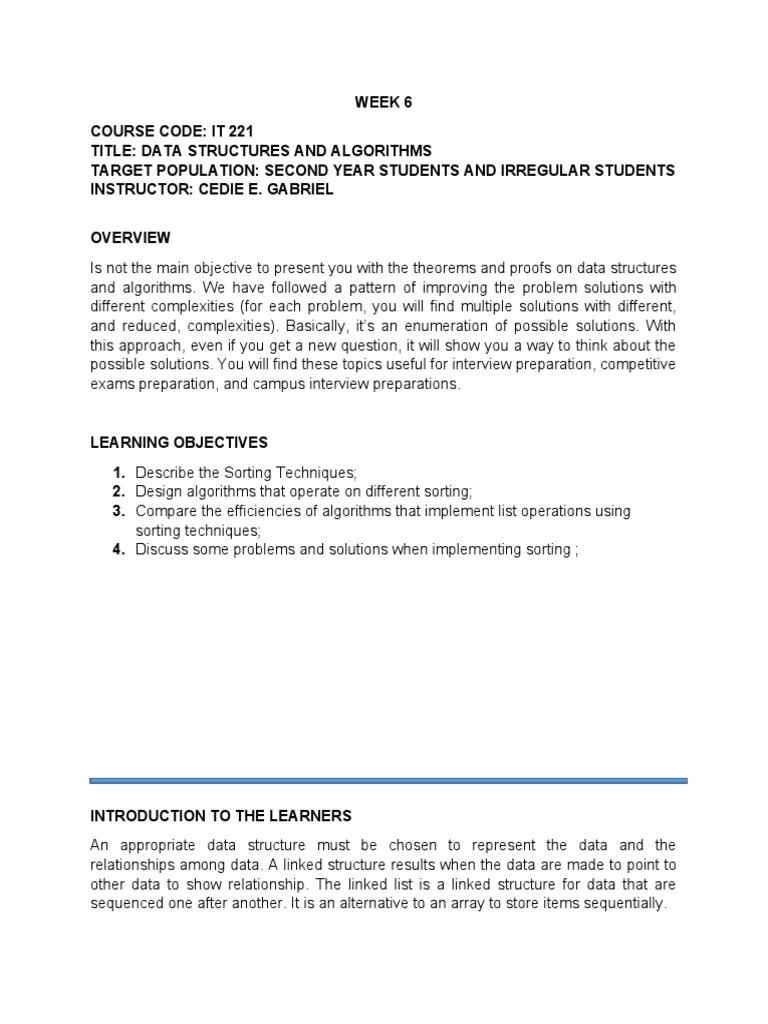 Week 6 | PDF | Computing | Computer Programming