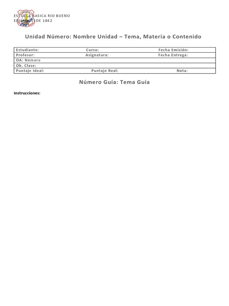 Formato Guía Evaluada | PDF