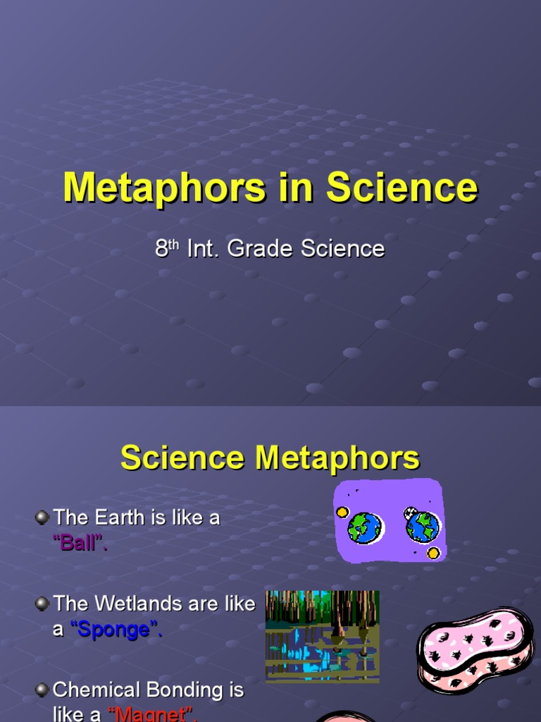 Metaphors in Science | PDF | Metaphor | Analogy
