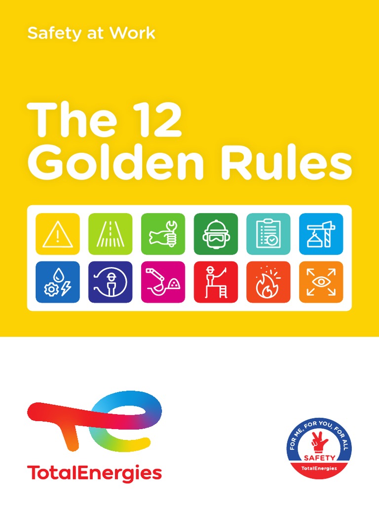 The 12 Golden Rules: Safety at Work | PDF | Safety | Personal Protective Equipment