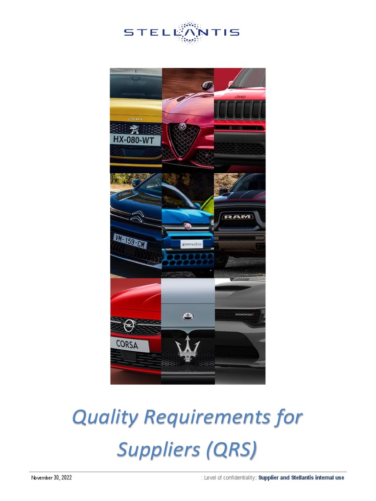 Quality-Requirements-for-Suppliers REV1 Nov2022 v6 Stellantis ...