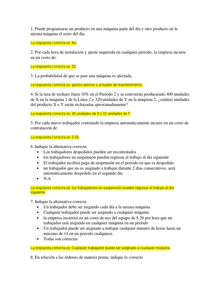 Examen Simpro | PDF | Inventario