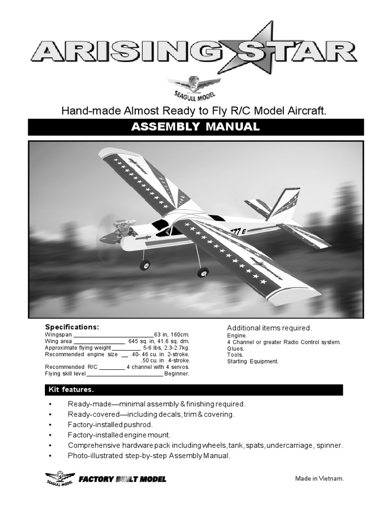SEA1000 Manual | PDF | Flight Control Surfaces | Empennage
