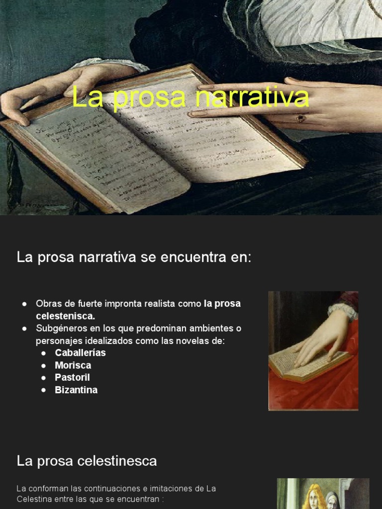 La Prosa Narrativa | PDF | Romance caballeresco | Literatura española