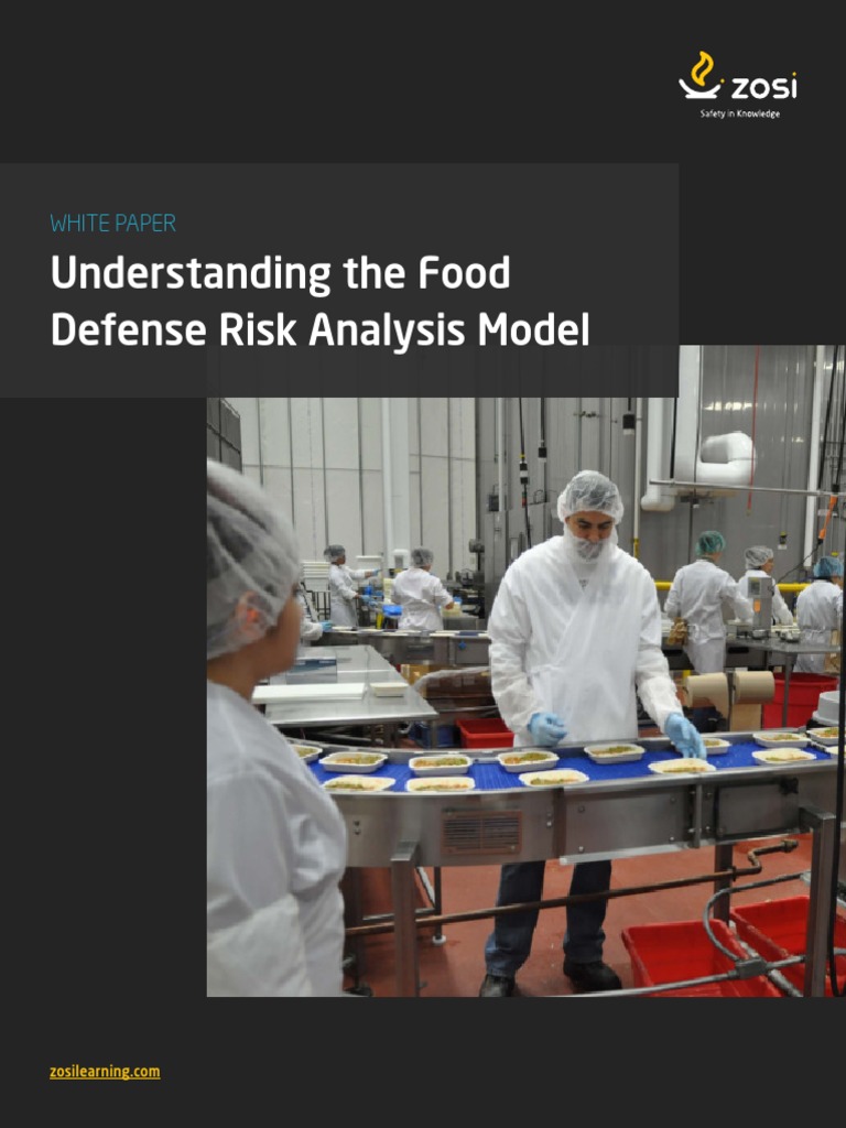 Zosi Food Defense Risk Analysis Model | PDF | Risk Management | Risk