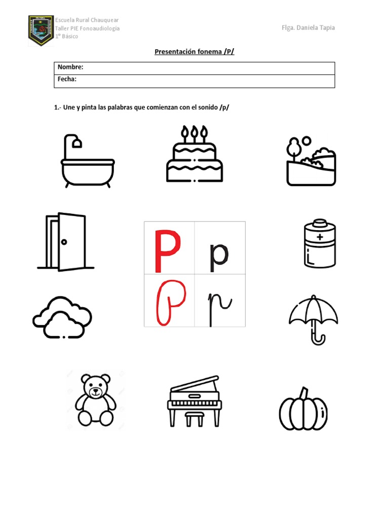 ACtividades Letra P | PDF