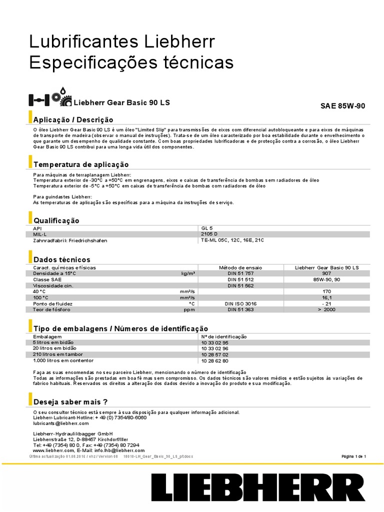 18010-LH Gear Basic 90 LS PT | PDF | Ciências Físicas